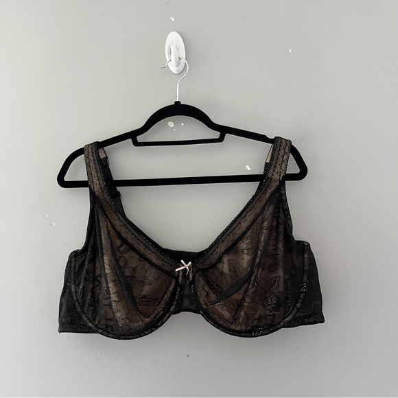 Cacique | Intimates & Sleepwear | Cacique Black Lace Unlined Full ...